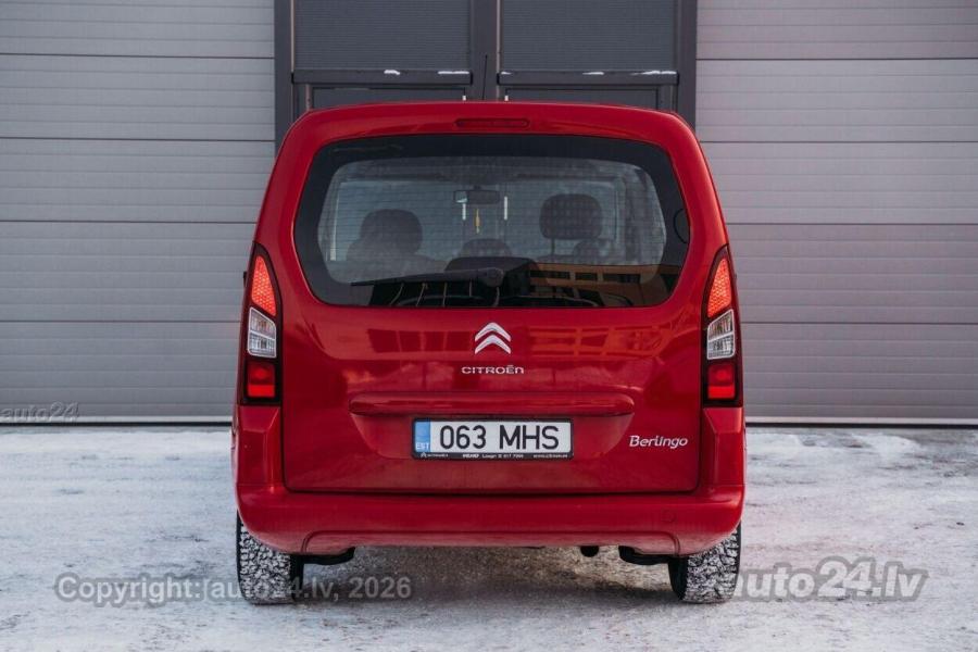 Red Citroen Berlingo 2012 in Tallinn, with an engine capacity of 1.60 L and mileage of 172 thousand km for 4990 €, photo 5 on AUTOMOTO.COM.LV