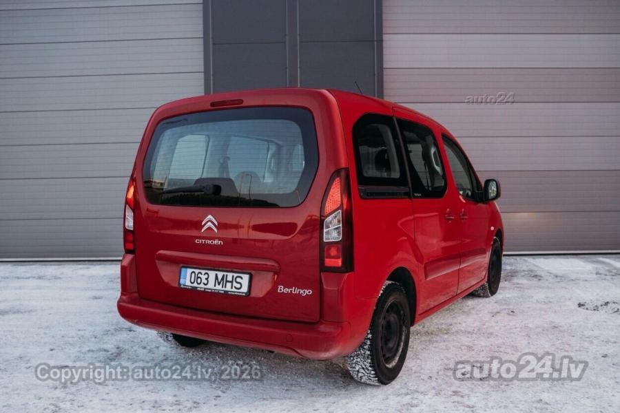 Red Citroen Berlingo 2012 in Tallinn, with an engine capacity of 1.60 L and mileage of 172 thousand km for 4990 €, photo 7 on AUTOMOTO.COM.LV