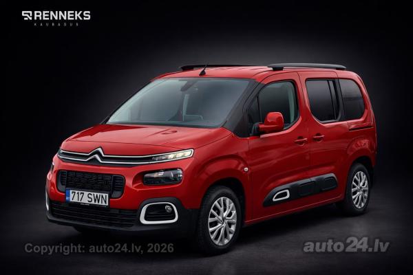 Red Citroen Berlingo 2019 in Tallinn, with an engine capacity of 1.50 L and mileage of 90 thousand km for 12900 €, photo 1 on AUTOMOTO.COM.LV