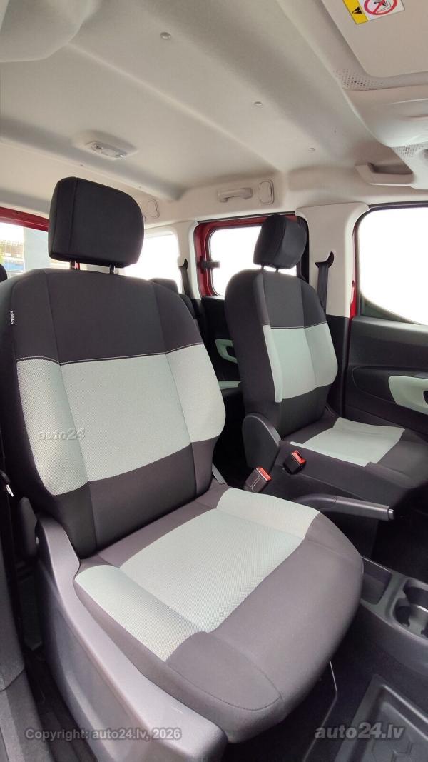 Sarkans Citroen Berlingo 2019 Tallina, ar dzinēja tilpumu 1.20 L un nobraukumu 143 tūkst. km par 9995 €, foto 6 vietnē AUTOMOTO.COM.LV