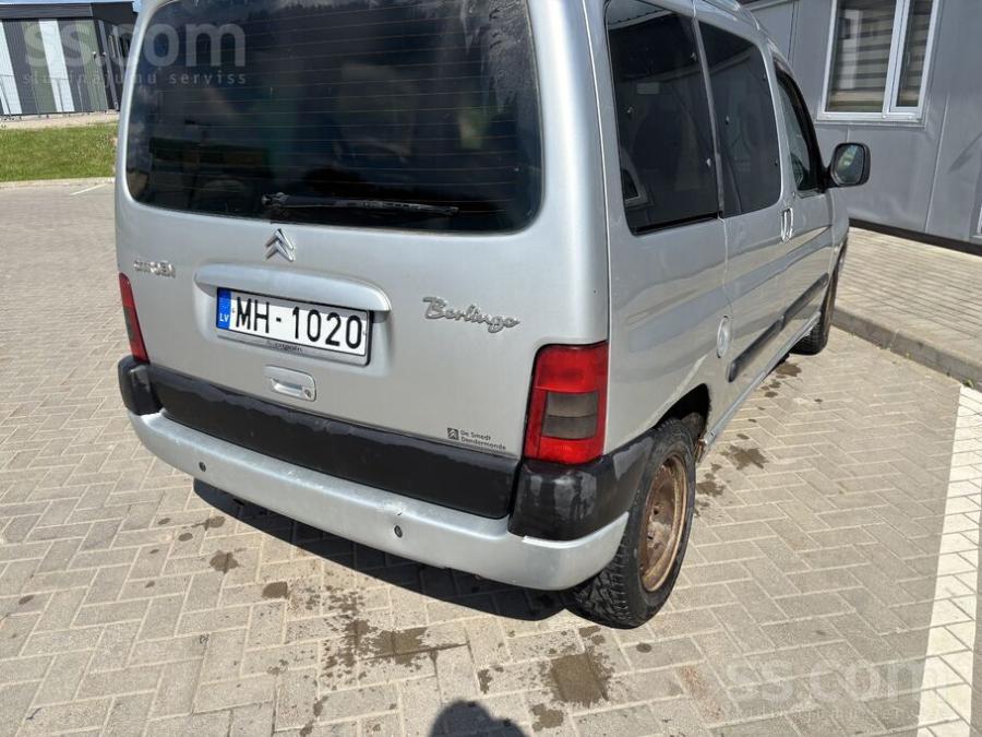 Citroen Berlingo 2004 in Ludza, with an engine capacity of 1.90 L and mileage of 313 thousand km for 1350 €, photo 4 on AUTOMOTO.COM.LV