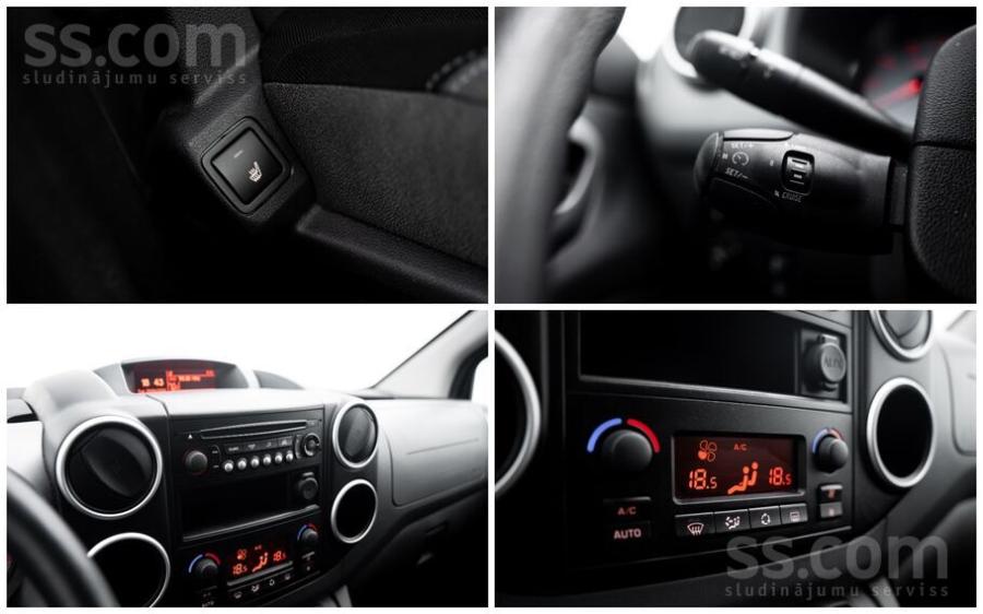 Citroen Berlingo 2016 Rīga, ar dzinēja tilpumu 1.60 L un nobraukumu 53 tūkst. km par 9499 €, foto 14 vietnē AUTOMOTO.COM.LV