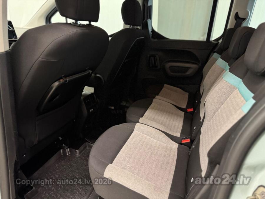 Citroen Berlingo 2020 in Tallinn, with an engine capacity of 1.50 L and mileage of 147 thousand km for 16900 €, photo 16 on AUTOMOTO.COM.LV