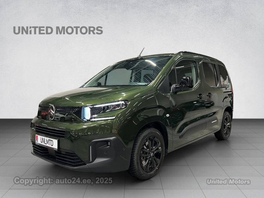 Citroen Berlingo 2025 Tallina, ar dzinēja tilpumu 1.50 L un nobraukumu 10 tūkst. km par 29900 €, foto 1 vietnē AUTOMOTO.COM.LV