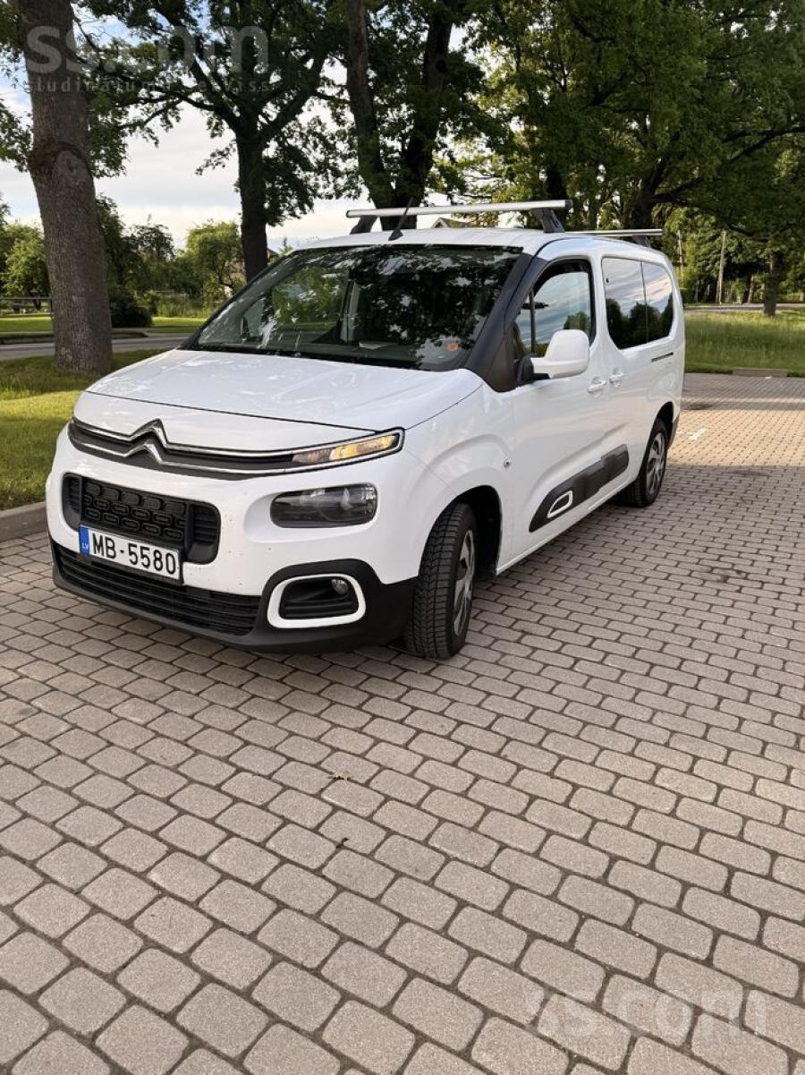 Balts Citroen Berlingo 2019 Jēkabpils, ar dzinēja tilpumu 1.50 L un nobraukumu 254 tūkst. km par 6300 €, foto 1 vietnē AUTOMOTO.COM.LV