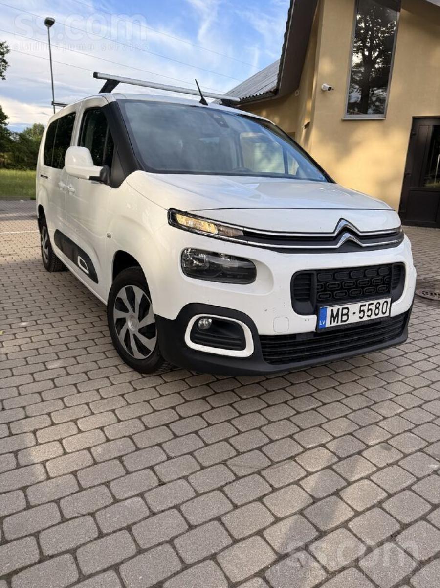 Balts Citroen Berlingo 2019 Jēkabpils, ar dzinēja tilpumu 1.50 L un nobraukumu 254 tūkst. km par 6300 €, foto 3 vietnē AUTOMOTO.COM.LV