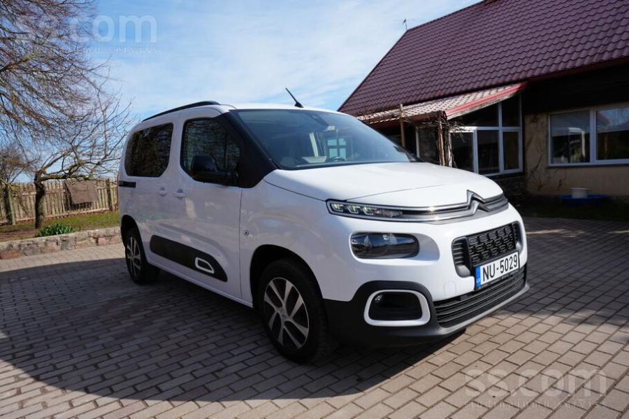 Balts Citroen Berlingo 2023 Dobele, ar dzinēja tilpumu 1.50 L un nobraukumu 87 tūkst. km par 13300 €, foto 1 vietnē AUTOMOTO.COM.LV