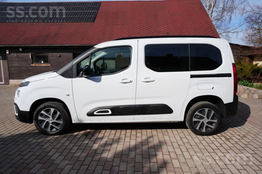 Balts Citroen Berlingo 2023 Dobele, ar dzinēja tilpumu 1.50 L un nobraukumu 87 tūkst. km par 13300 €, foto 3 vietnē AUTOMOTO.COM.LV
