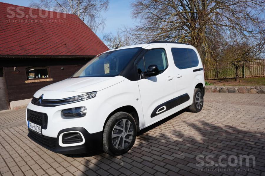 Balts Citroen Berlingo 2023 Dobele, ar dzinēja tilpumu 1.50 L un nobraukumu 87 tūkst. km par 13300 €, foto 4 vietnē AUTOMOTO.COM.LV