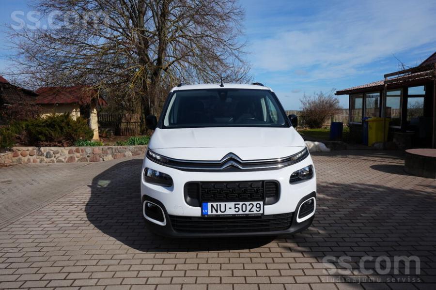 Balts Citroen Berlingo 2023 Dobele, ar dzinēja tilpumu 1.50 L un nobraukumu 87 tūkst. km par 13300 €, foto 6 vietnē AUTOMOTO.COM.LV