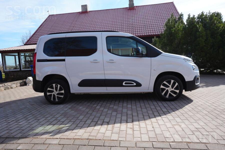 Balts Citroen Berlingo 2023 Dobele, ar dzinēja tilpumu 1.50 L un nobraukumu 87 tūkst. km par 13300 €, foto 9 vietnē AUTOMOTO.COM.LV