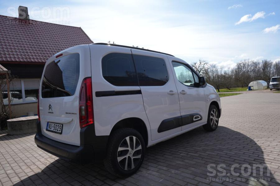 Balts Citroen Berlingo 2023 Dobele, ar dzinēja tilpumu 1.50 L un nobraukumu 87 tūkst. km par 13300 €, foto 10 vietnē AUTOMOTO.COM.LV