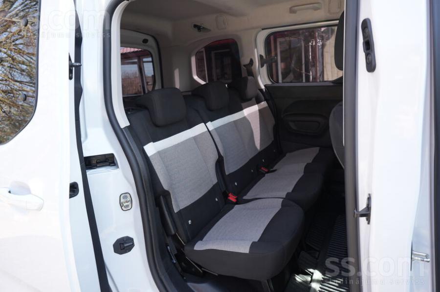 Balts Citroen Berlingo 2023 Dobele, ar dzinēja tilpumu 1.50 L un nobraukumu 87 tūkst. km par 13300 €, foto 16 vietnē AUTOMOTO.COM.LV