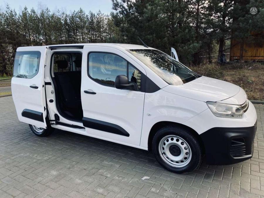 Balts Citroen Berlingo 2020 Viļņa, ar dzinēja tilpumu 1.50 L un nobraukumu 173 tūkst. km par 7450 €, foto 1 vietnē AUTOMOTO.COM.LV
