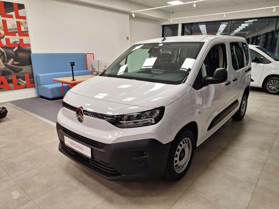 Balts Citroen Berlingo 2026 Viļņa, ar dzinēja tilpumu 1.50 L un nobraukumu 5 tūkst. km par 24775 €, foto 1 vietnē AUTOMOTO.COM.LV