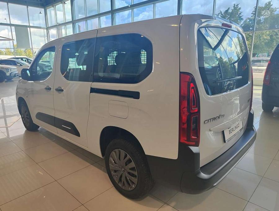 White Citroen Berlingo 2026 in Kaunas, with an engine capacity of 1.50 L and mileage of 0 thousand km for 27500 €, photo 6 on AUTOMOTO.COM.LV
