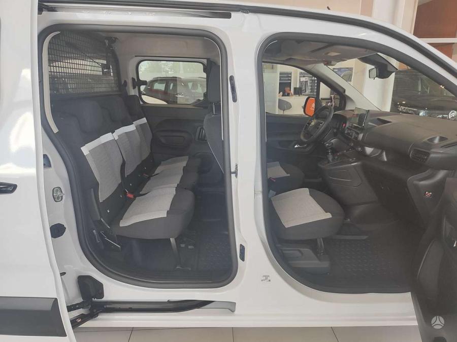 White Citroen Berlingo 2026 in Kaunas, with an engine capacity of 1.50 L and mileage of 0 thousand km for 27500 €, photo 16 on AUTOMOTO.COM.LV