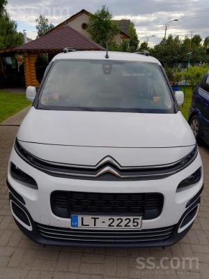 Balts Citroen Berlingo 2019 Rēzekne, ar dzinēja tilpumu 1.50 L un nobraukumu 120 tūkst. km par 9000 €, foto 4 vietnē AUTOMOTO.COM.LV