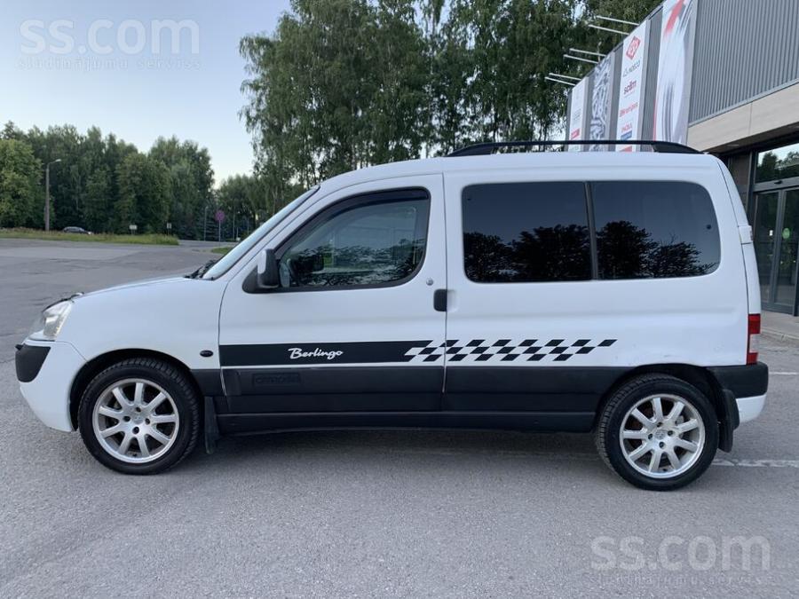 White Citroen Berlingo 2007 in Riga, with an engine capacity of 1.40 L and mileage of 0 thousand km for 1550 €, photo 5 on AUTOMOTO.COM.LV