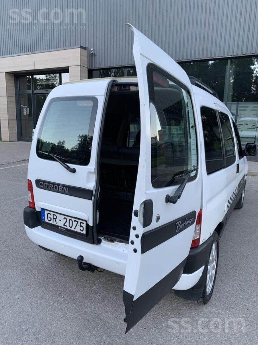 White Citroen Berlingo 2007 in Riga, with an engine capacity of 1.40 L and mileage of 0 thousand km for 1550 €, photo 14 on AUTOMOTO.COM.LV