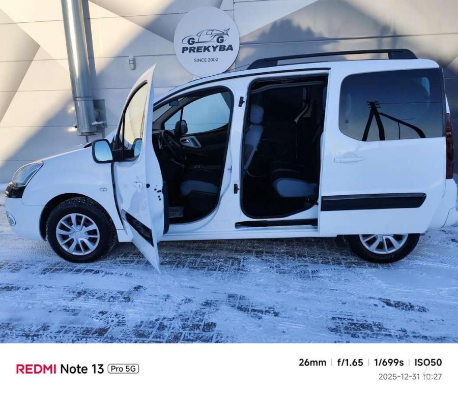 Balts Citroen Berlingo 2012 Kauņa, ar dzinēja tilpumu 1.60 L un nobraukumu 159 tūkst. km par 5750 €, foto 7 vietnē AUTOMOTO.COM.LV