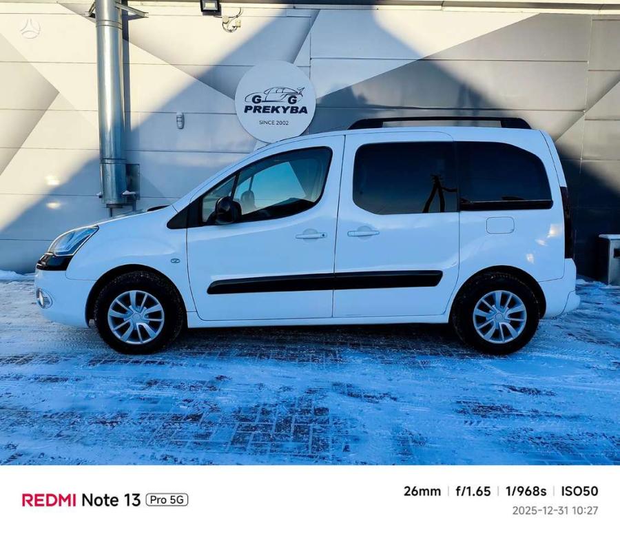 Balts Citroen Berlingo 2012 Kauņa, ar dzinēja tilpumu 1.60 L un nobraukumu 159 tūkst. km par 5750 €, foto 8 vietnē AUTOMOTO.COM.LV