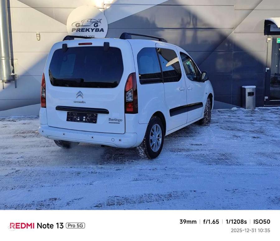 Balts Citroen Berlingo 2012 Kauņa, ar dzinēja tilpumu 1.60 L un nobraukumu 159 tūkst. km par 5750 €, foto 11 vietnē AUTOMOTO.COM.LV