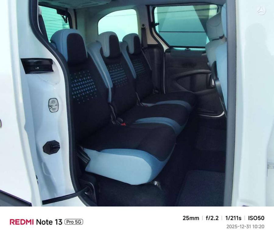 Balts Citroen Berlingo 2012 Kauņa, ar dzinēja tilpumu 1.60 L un nobraukumu 159 tūkst. km par 5750 €, foto 21 vietnē AUTOMOTO.COM.LV