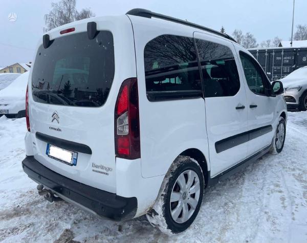White Citroen Berlingo 2016 in Taurage, with an engine capacity of 1.56 L and mileage of 280 thousand km for 4700 €, photo 4 on AUTOMOTO.COM.LV