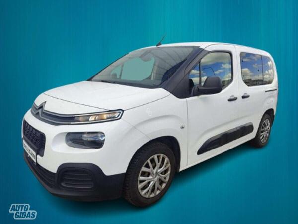 White Citroen Berlingo 2019 in Vilnius, with an engine capacity of 1.50 L and mileage of 126 thousand km for 10600 €, photo 1 on AUTOMOTO.COM.LV
