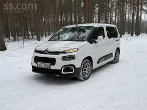 White Citroen Berlingo 2019 in Riga, with an engine capacity of 1.50 L and mileage of 0 thousand km for 7999 €, photo  on AUTOMOTO.COM.LV