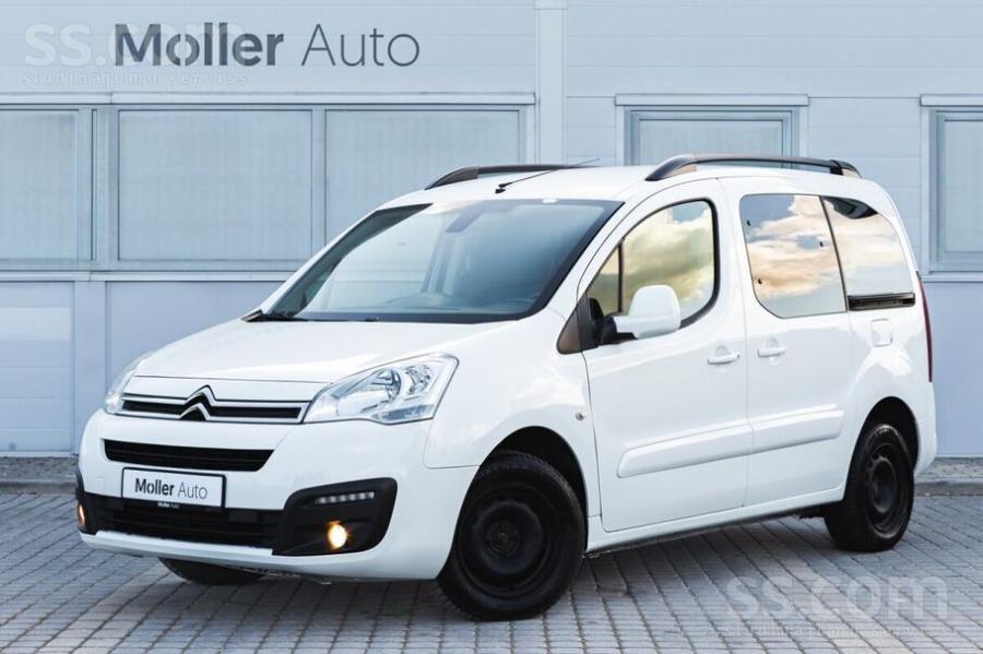 White Citroen Berlingo 2019 in Ventspils, with an engine capacity of 1.60 L and mileage of 199 thousand km for 6450 €, photo 1 on AUTOMOTO.COM.LV