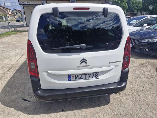 White Citroen Berlingo 2019 in Taurage, with an engine capacity of 1.50 L and mileage of 138 thousand km for 8500 €, photo 5 on AUTOMOTO.COM.LV
