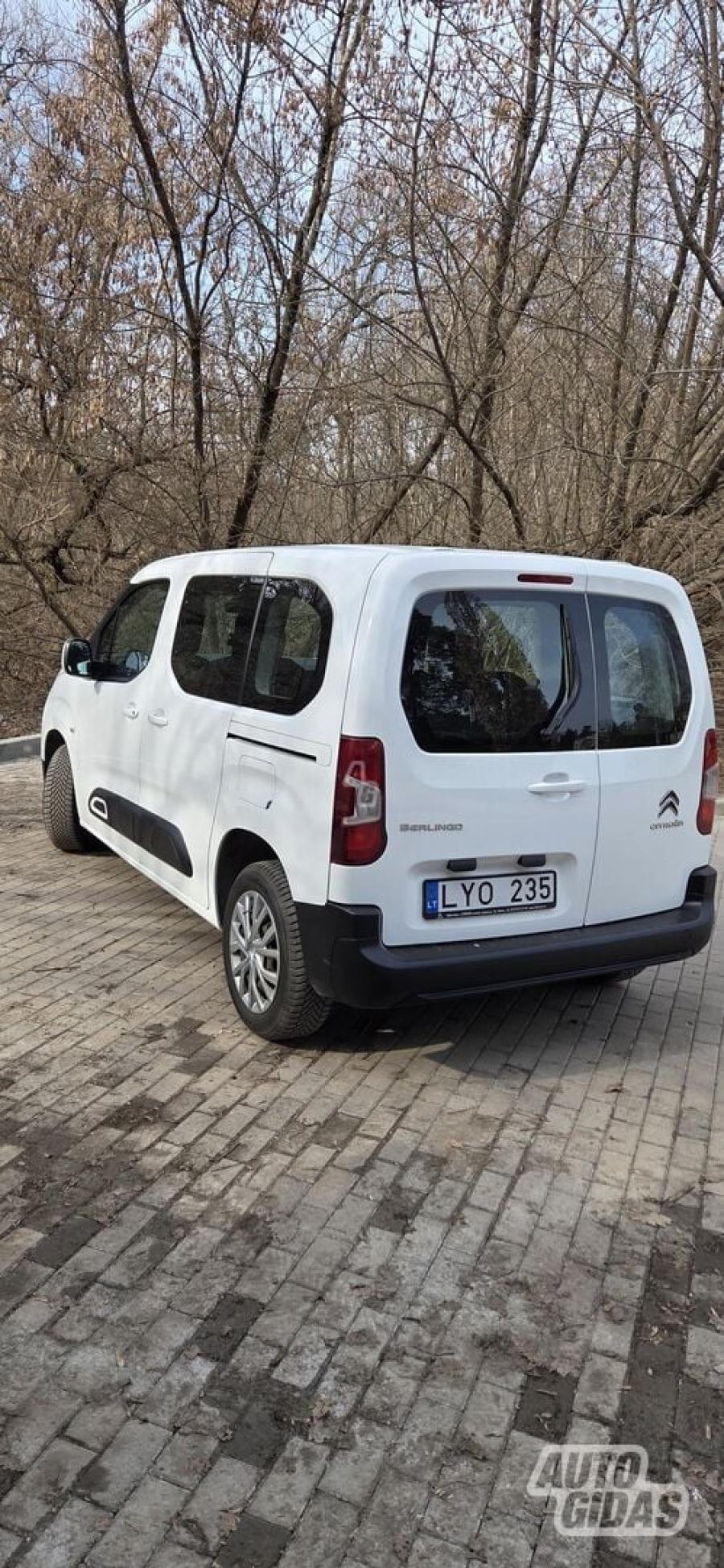 Balts Citroen Berlingo 2020 Viļņa, ar dzinēja tilpumu 1.50 L un nobraukumu 134 tūkst. km par 10500 €, foto 6 vietnē AUTOMOTO.COM.LV