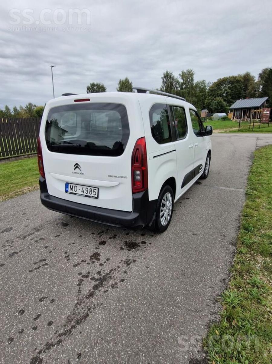Balts Citroen Berlingo 2020 Rīga, ar dzinēja tilpumu 1.20 L un nobraukumu 132 tūkst. km par 10500 €, foto 6 vietnē AUTOMOTO.COM.LV