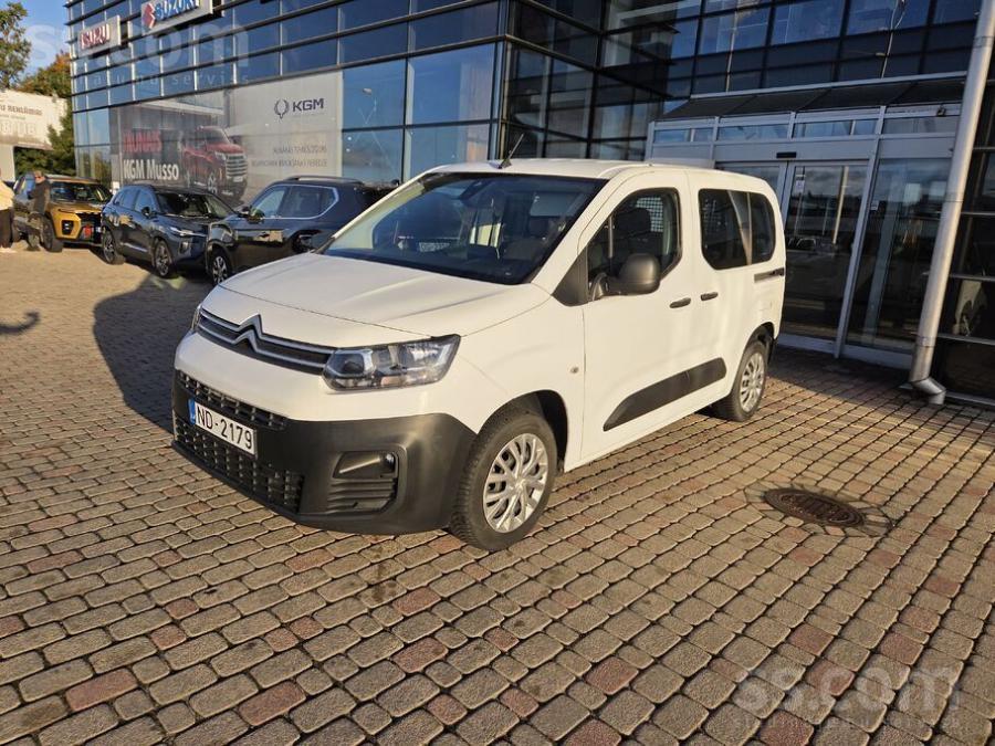 Balts Citroen Berlingo 2022 Rīga, ar dzinēja tilpumu 1.50 L un nobraukumu 123 tūkst. km par 10500 €, foto 1 vietnē AUTOMOTO.COM.LV