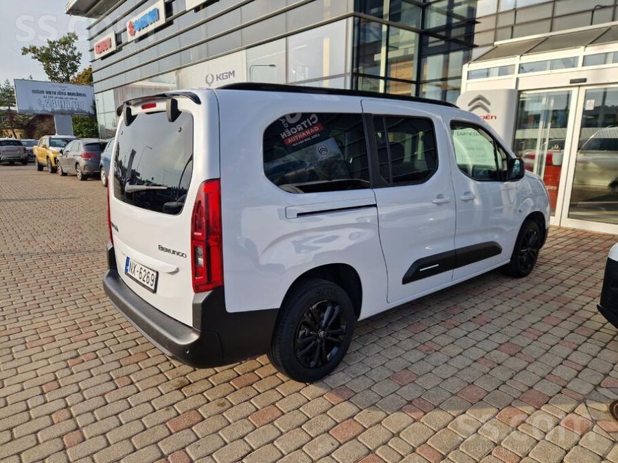 Balts Citroen Berlingo 2024 Rīga, ar dzinēja tilpumu 1.50 L un nobraukumu 66 tūkst. km par 23500 €, foto 5 vietnē AUTOMOTO.COM.LV