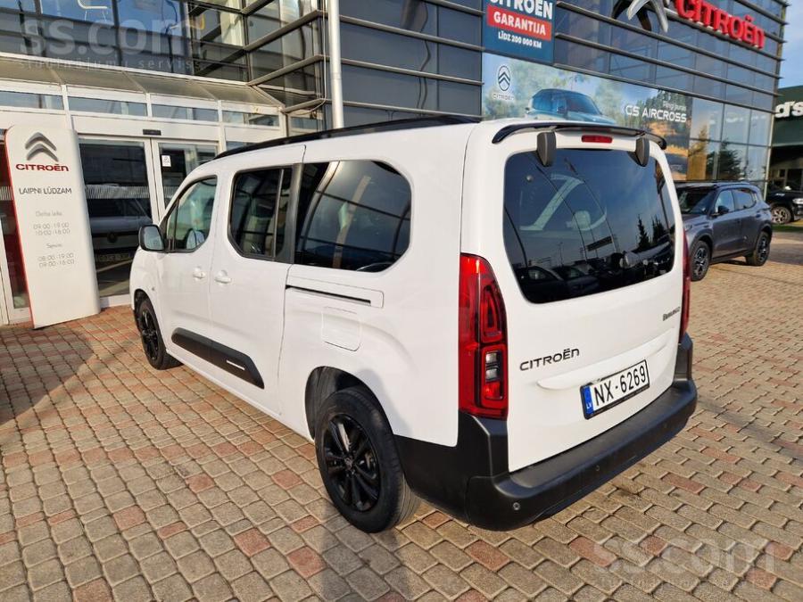 Balts Citroen Berlingo 2024 Rīga, ar dzinēja tilpumu 1.50 L un nobraukumu 66 tūkst. km par 23500 €, foto 7 vietnē AUTOMOTO.COM.LV