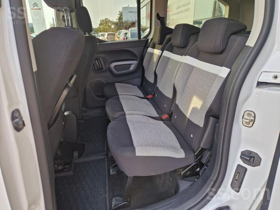 Balts Citroen Berlingo 2024 Rīga, ar dzinēja tilpumu 1.50 L un nobraukumu 66 tūkst. km par 23500 €, foto 10 vietnē AUTOMOTO.COM.LV