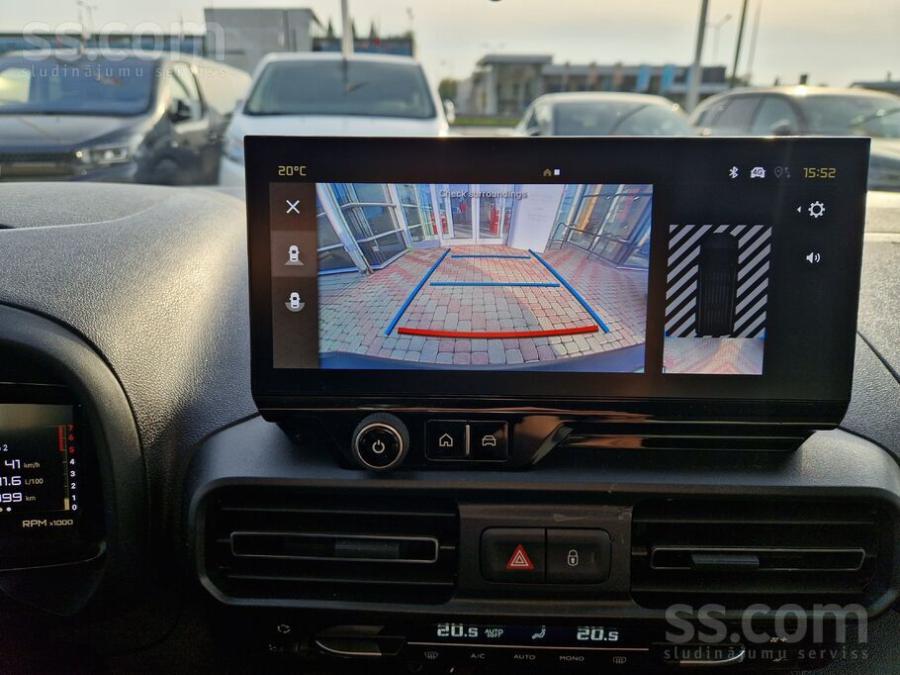 Balts Citroen Berlingo 2024 Rīga, ar dzinēja tilpumu 1.50 L un nobraukumu 66 tūkst. km par 23500 €, foto 14 vietnē AUTOMOTO.COM.LV