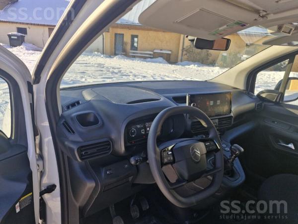 Balts Citroen Berlingo 2025 Bauska, ar dzinēja tilpumu 1.50 L un nobraukumu 8 tūkst. km par 22500 €, foto 5 vietnē AUTOMOTO.COM.LV