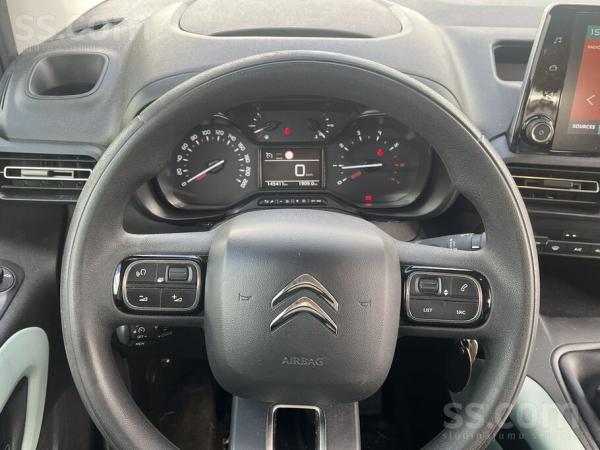 Balts Citroen Berlingo 2020 Valmiera, ar dzinēja tilpumu 1.50 L un nobraukumu 146 tūkst. km par 9500 €, foto 11 vietnē AUTOMOTO.COM.LV