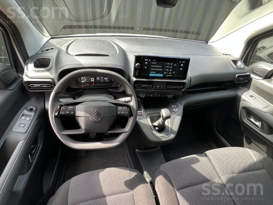Balts Citroen Berlingo 2025 Rīga, ar dzinēja tilpumu 1.50 L un nobraukumu 7 tūkst. km par 18300 €, foto 9 vietnē AUTOMOTO.COM.LV