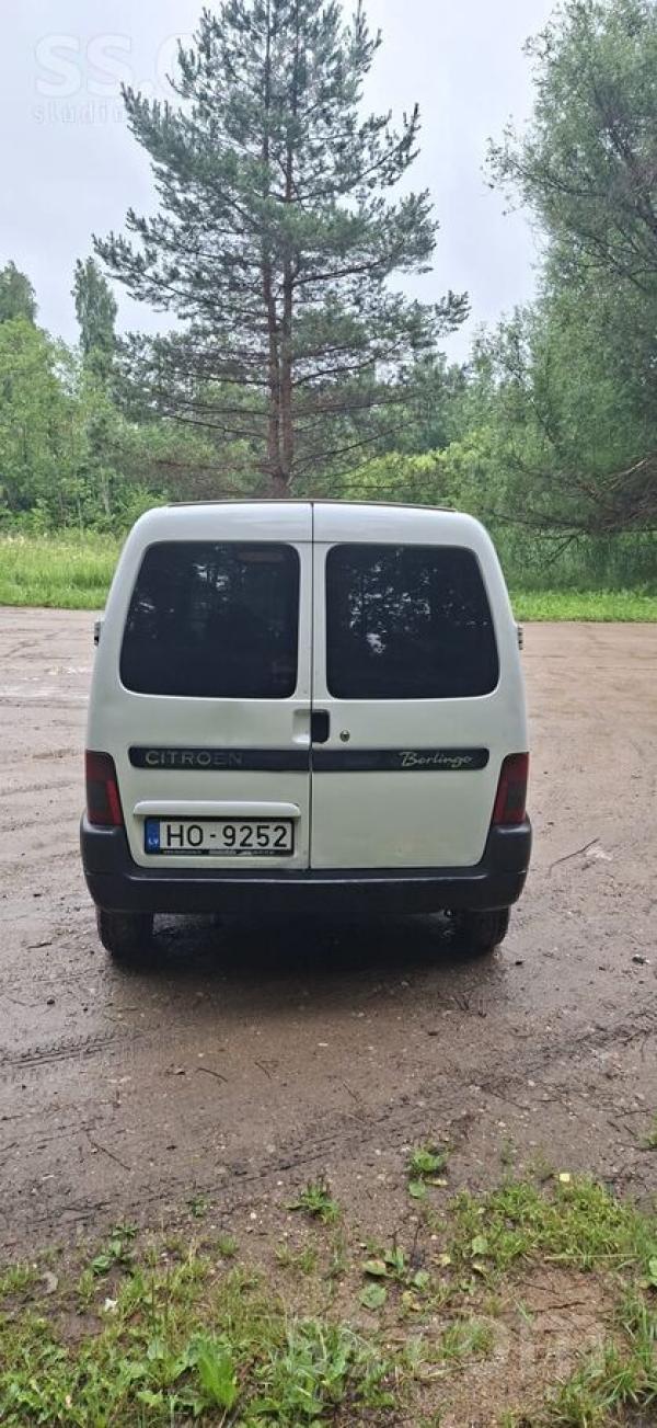 Balts Citroen Berlingo 2003 Alūksne, ar dzinēja tilpumu 1.90 L un nobraukumu 344 tūkst. km par 1250 €, foto 4 vietnē AUTOMOTO.COM.LV