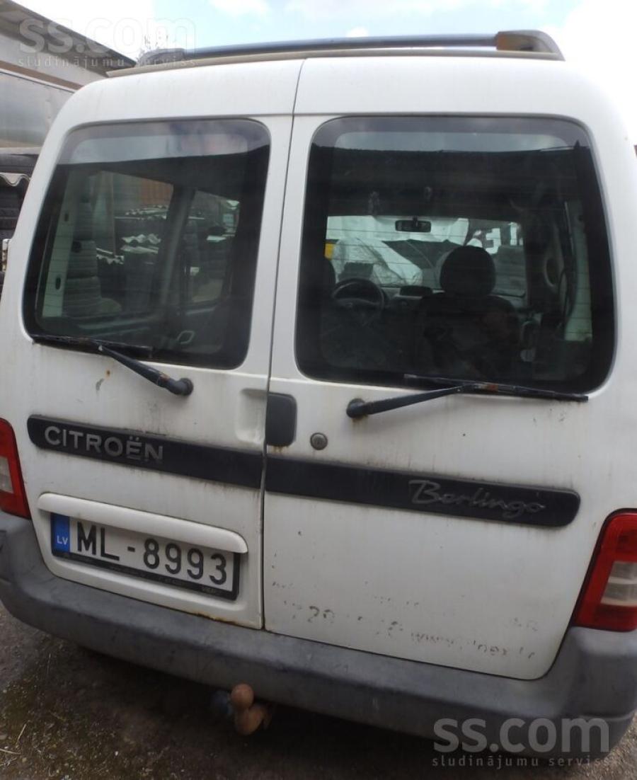 Balts Citroen Berlingo 2007 Rīga, ar dzinēja tilpumu 1.40 L un nobraukumu 197 tūkst. km par 350 €, foto 6 vietnē AUTOMOTO.COM.LV