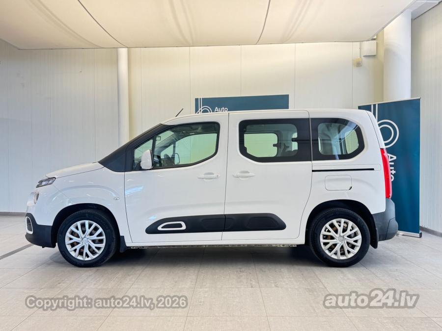 White Citroen Berlingo 2020 in Tallinn, with an engine capacity of 1.50 L and mileage of 57 thousand km for 14900 €, photo 4 on AUTOMOTO.COM.LV