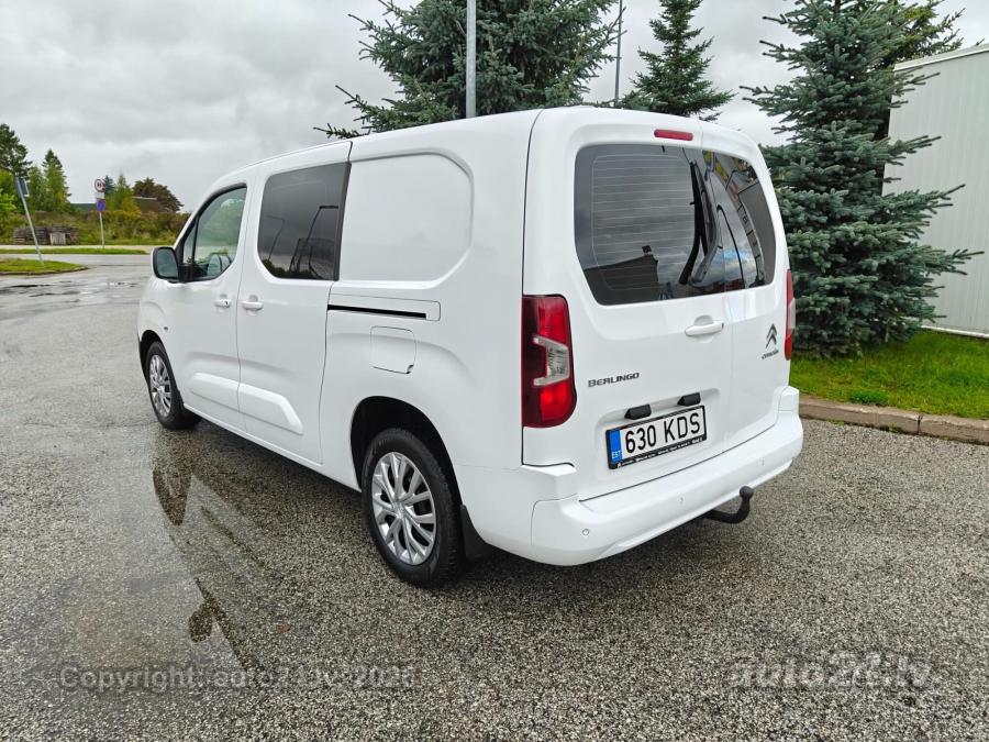 White Citroen Berlingo 2021 in Tartu, with an engine capacity of 1.50 L and mileage of 140 thousand km for 13900 €, photo 3 on AUTOMOTO.COM.LV