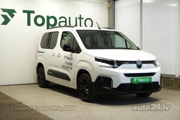 White Citroen Berlingo 2024 in Tallinn, with an engine capacity of 1.50 L and mileage of 5 thousand km for 27900 €, photo 1 on AUTOMOTO.COM.LV