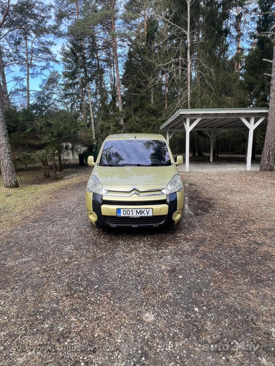 Dzeltens Citroen Berlingo 2009 Tallina, ar dzinēja tilpumu 1.60 L un nobraukumu 336 tūkst. km par 3000 €, foto 1 vietnē AUTOMOTO.COM.LV