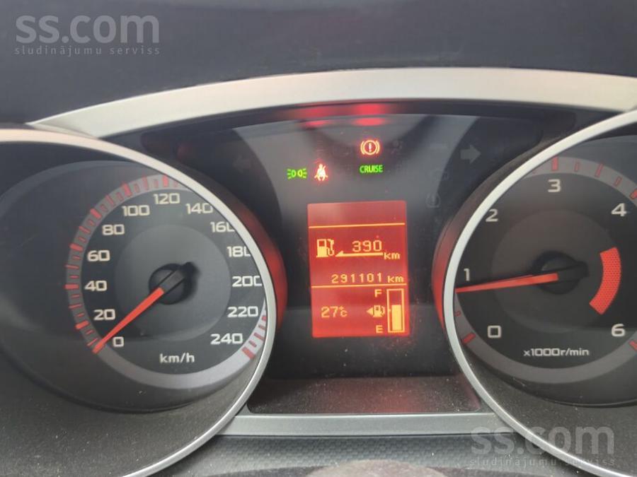 Black Citroen C-Crosser 2008 in Jelgava, with an engine capacity of 2.20 L and mileage of 291 thousand km for 3600 €, photo 13 on AUTOMOTO.COM.LV